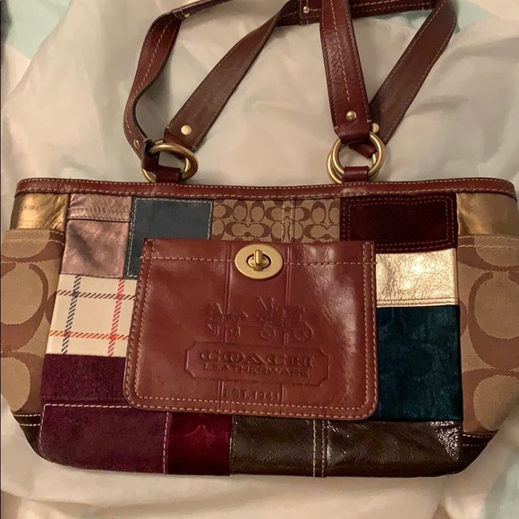 Coach | Bags | Vintage Patchwork Coach Purse | Poshmark
